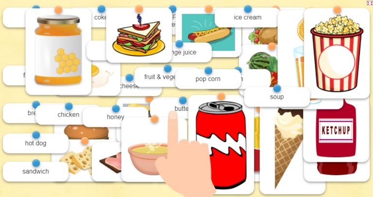 Food vocabulary game #2 | EXTRATEACHER–