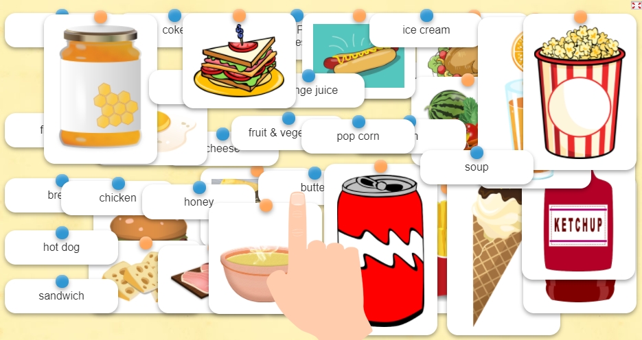 Food vocabulary game #2 | EXTRATEACHER–